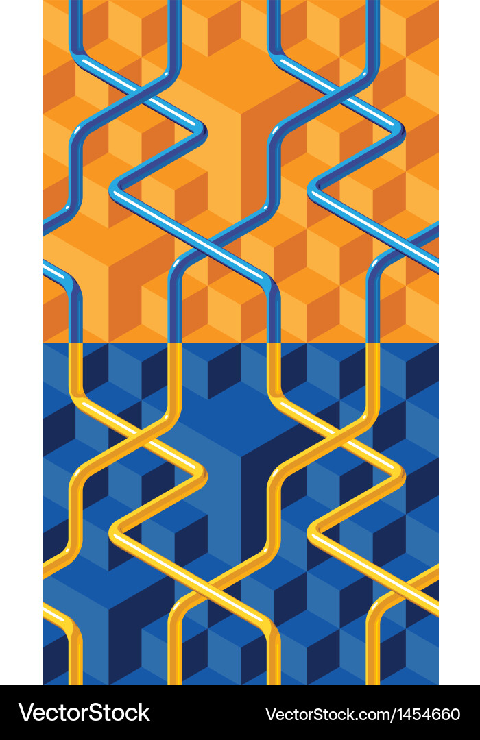 Net of pipes Royalty Free Vector Image - VectorStock