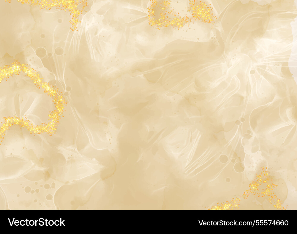 Neutral coloured hand painted alcohol ink Vector Image