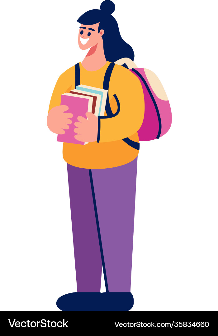 Student doodle icon Royalty Free Vector Image - VectorStock