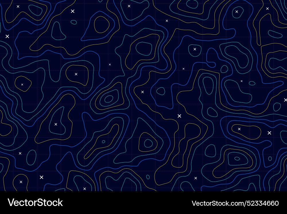 Topographic map background Royalty Free Vector Image