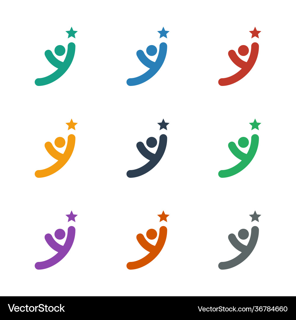 Winner icon white background Royalty Free Vector Image