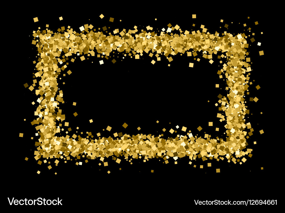 Gold frame Royalty Free Vector Image - VectorStock