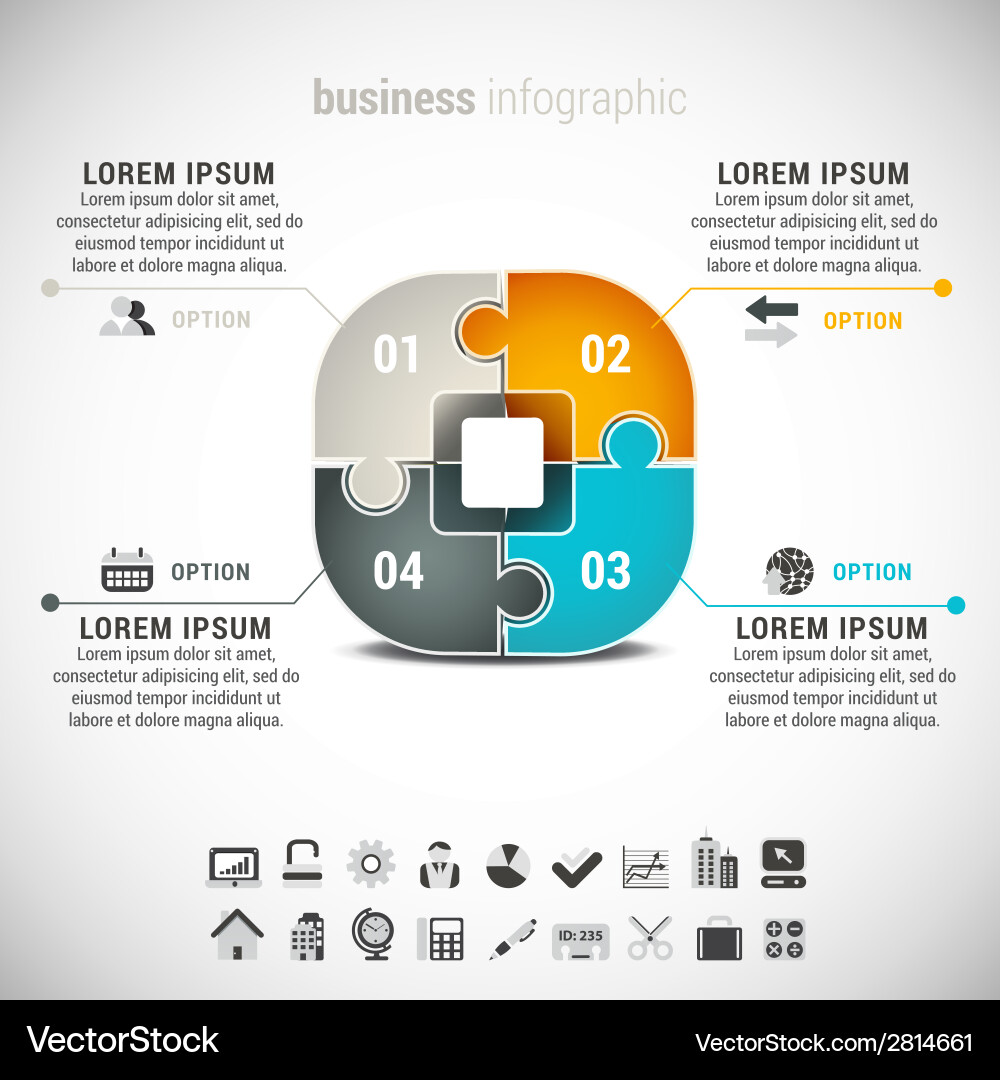 Infographic Royalty Free Vector Image - VectorStock