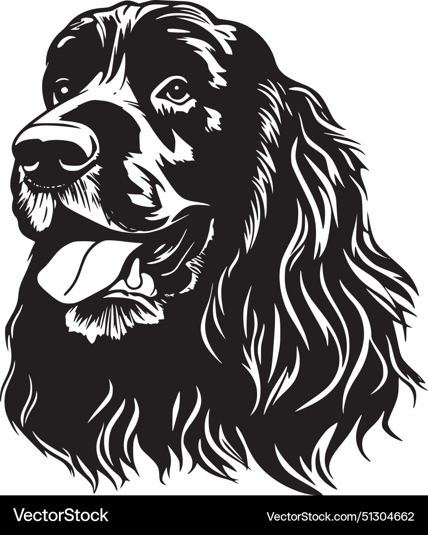 Cocker spaniel - high quality logo - ideal for Vector Image