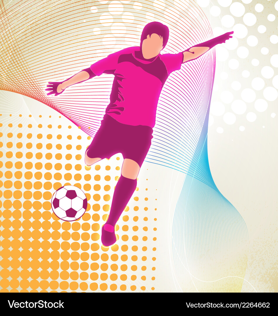 Dynamic Soccer Background Royalty Free Vector Image