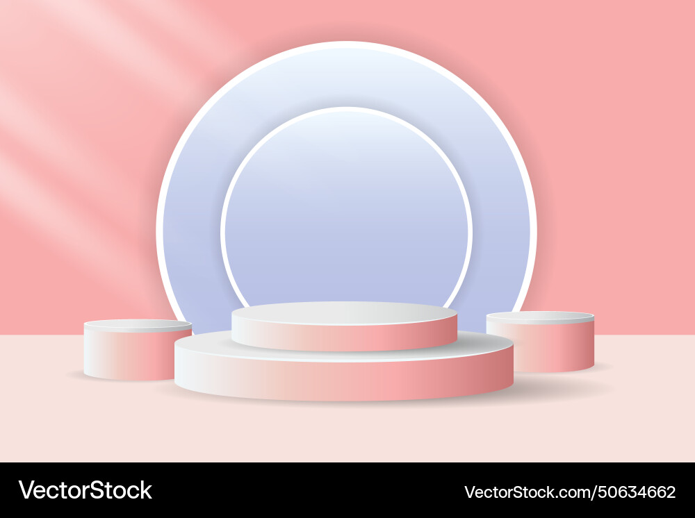 Simple podium background Royalty Free Vector Image