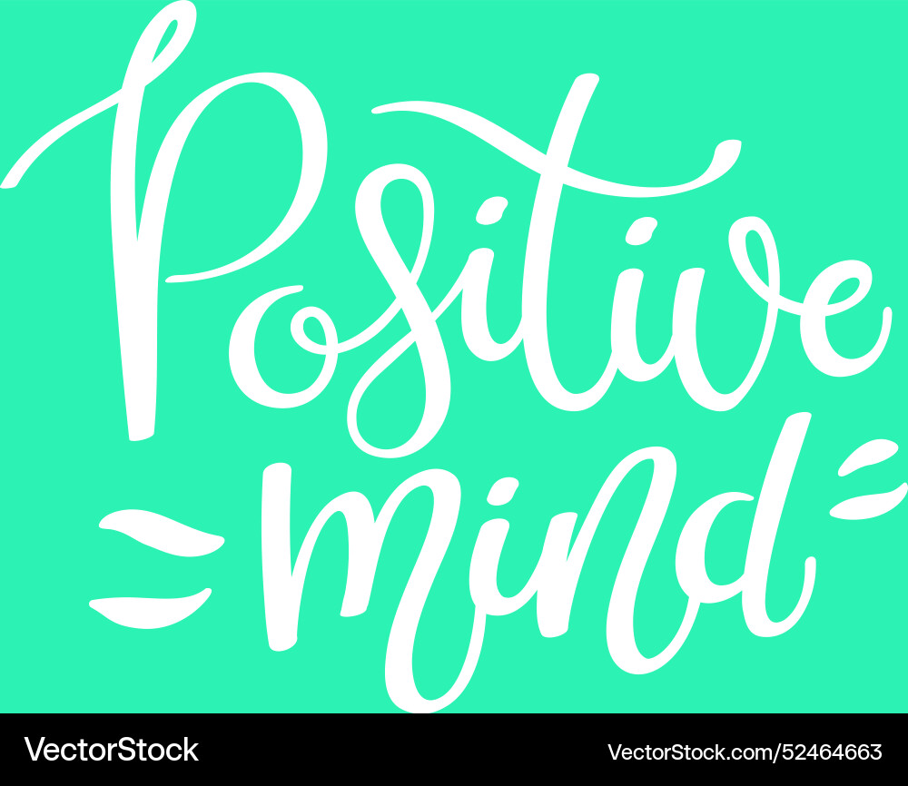Motivational message lettering style Royalty Free Vector