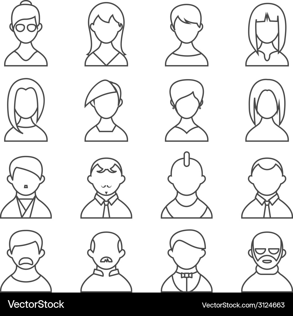 People Outline Vector Images (over 400,000)