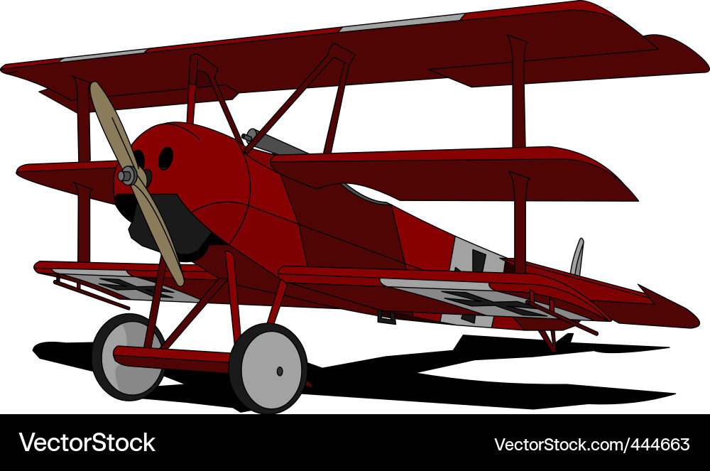Red baron Royalty Free Vector Image - VectorStock