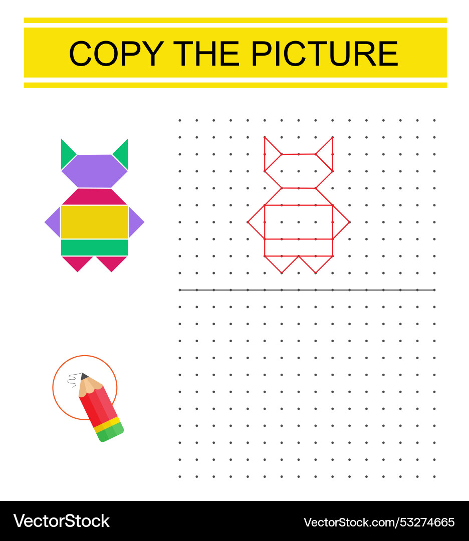 Educational Game For Preschool Kids Royalty Free Vector