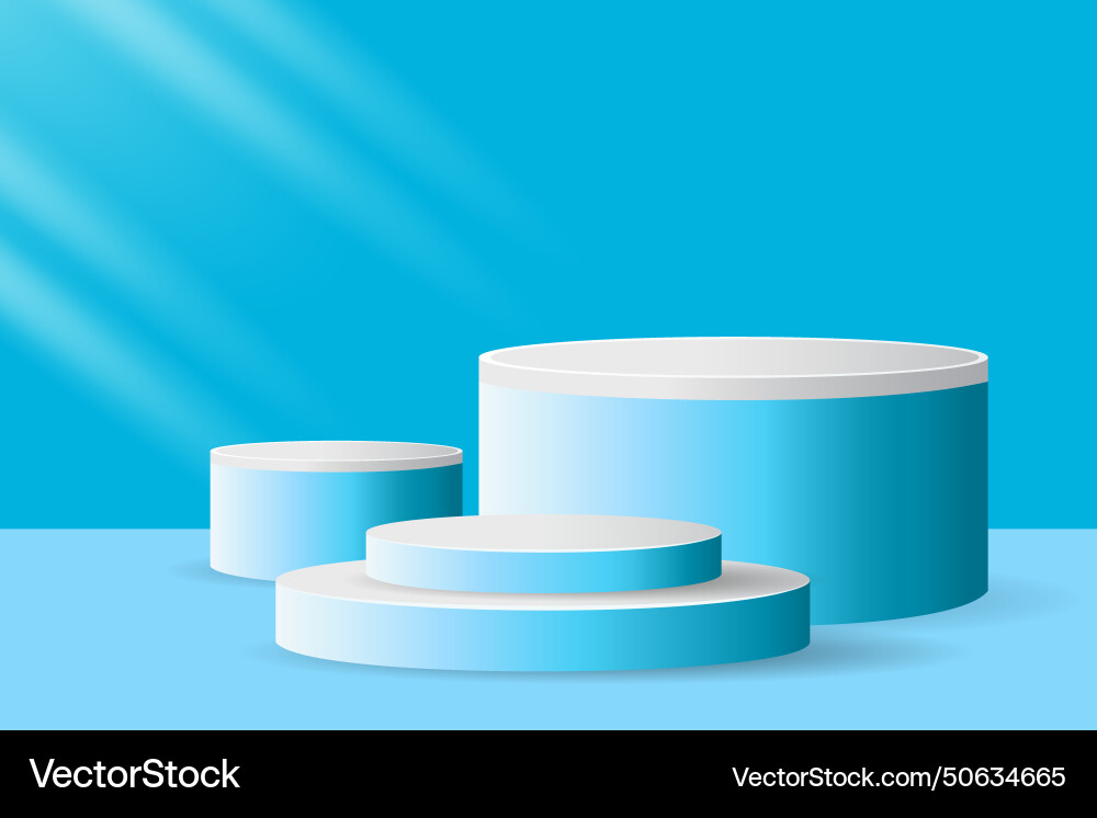 Simple podium background Royalty Free Vector Image