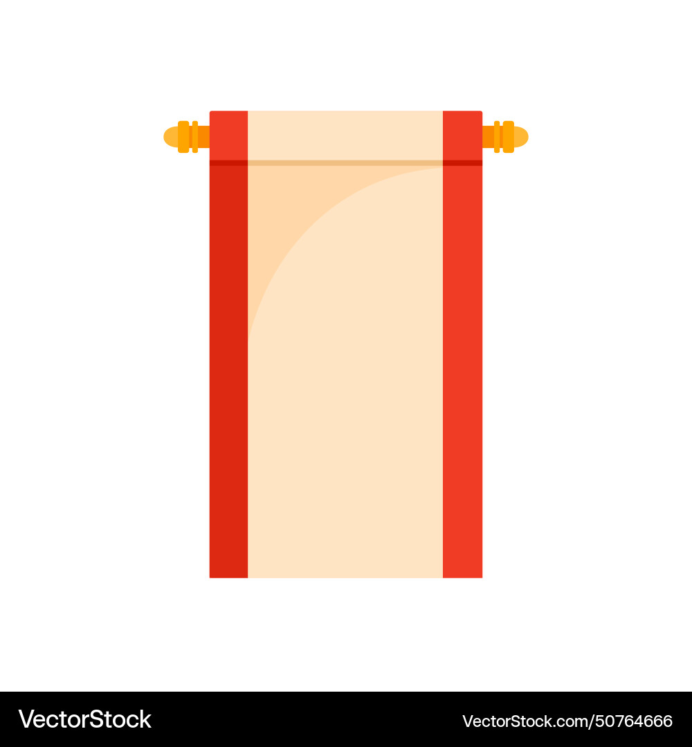 Chinese traditional scroll Royalty Free Vector Image