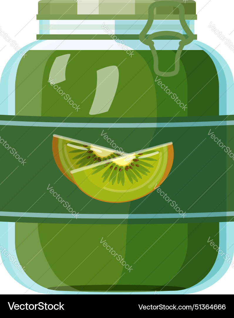 Graphic of a sealed jar filled Royalty Free Vector Image