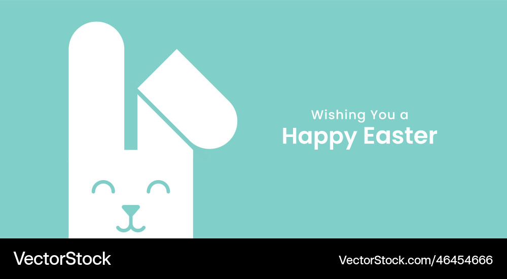 Happy easter - banner poster greeting card Vector Image