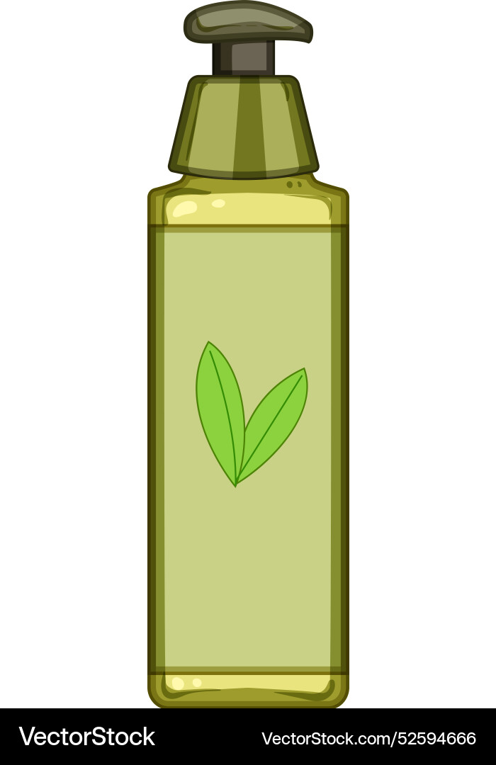 Spa massage oil cartoon Royalty Free Vector Image