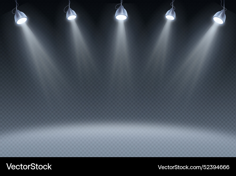 Spot lights background Royalty Free Vector Image