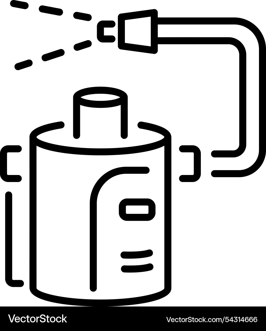 Steam cleaner Royalty Free Vector Image - VectorStock