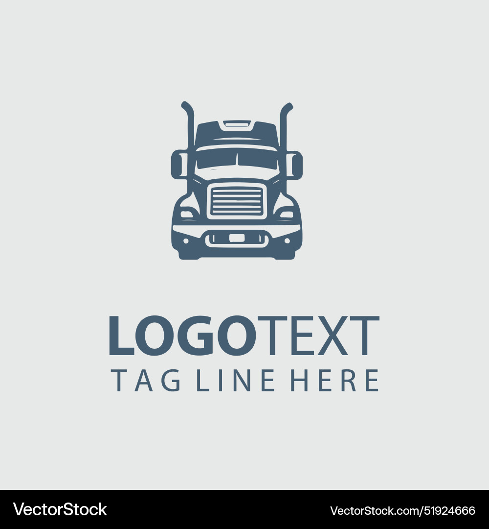Trucking logo Royalty Free Vector Image - VectorStock