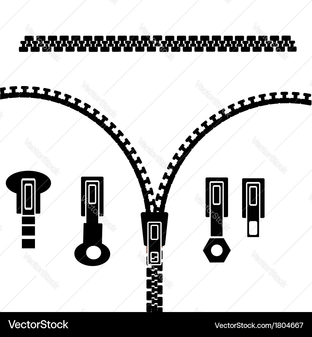 Zipper Royalty Free Vector Image - VectorStock