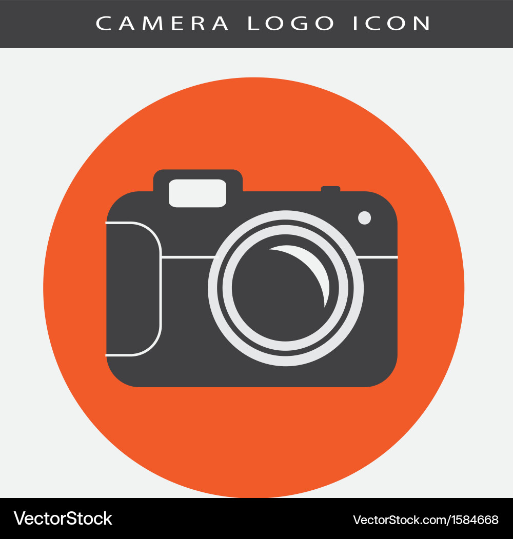 Camera logo icon Royalty Free Vector Image - VectorStock
