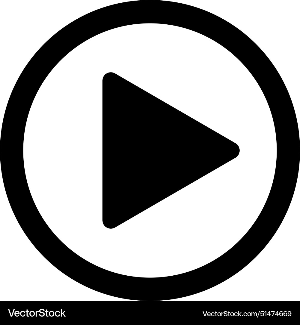 Video play sign button icons icon Royalty Free Vector Image