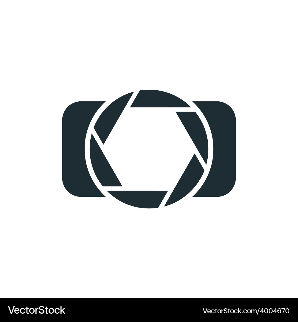 Minimalist Camera Icon Royalty Free Vector Image