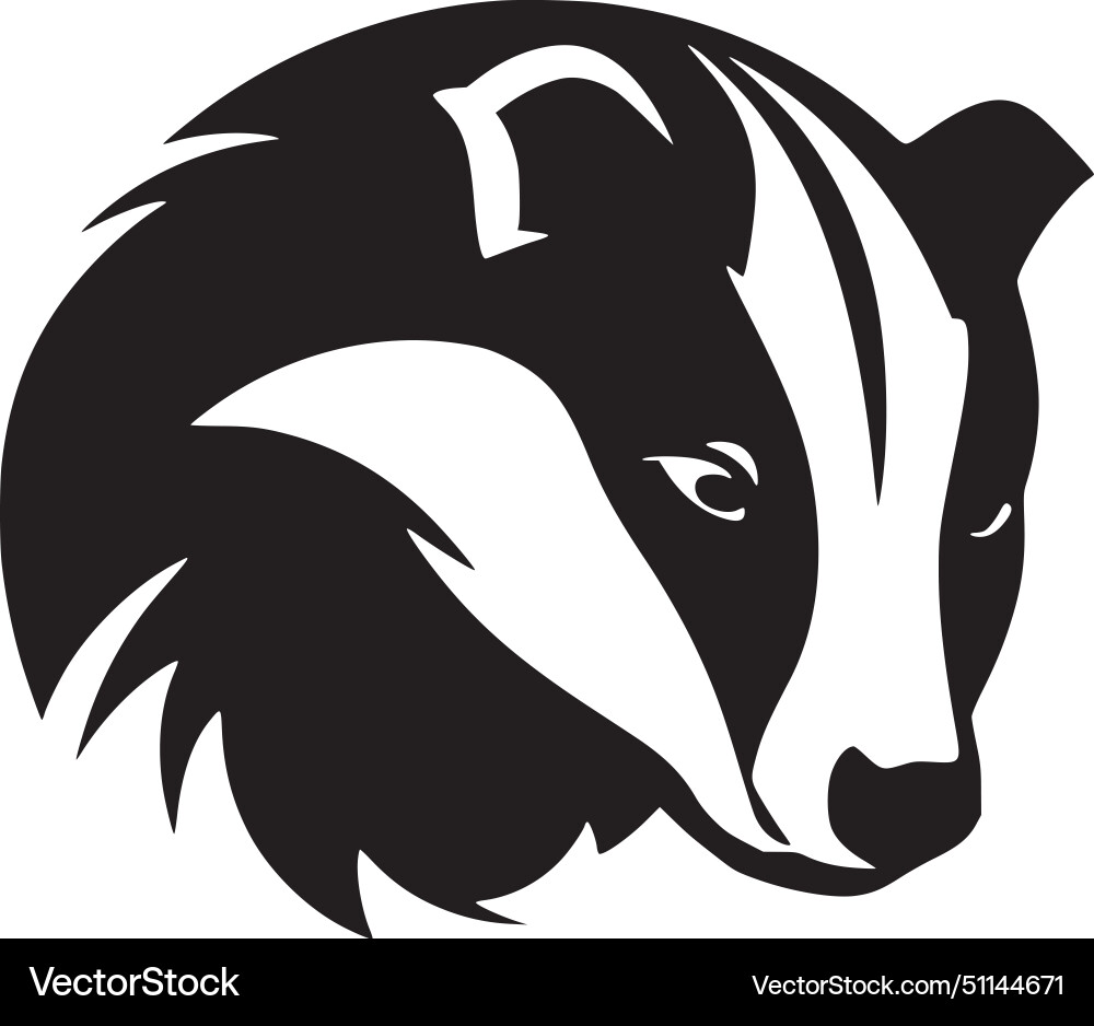 Badger - high quality logo - ideal for t-shirt Vector Image