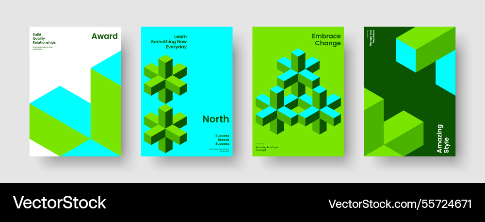 Creative report layout abstract banner template Vector Image