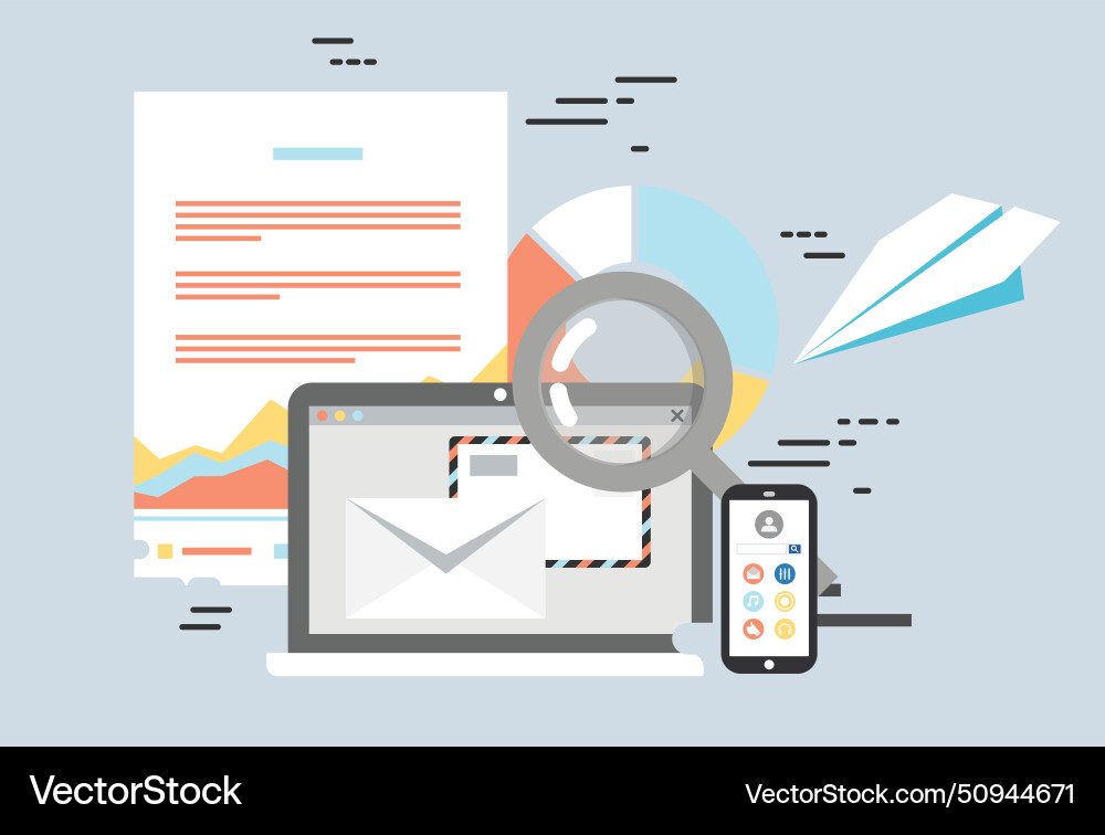 Email doc Royalty Free Vector Image - VectorStock