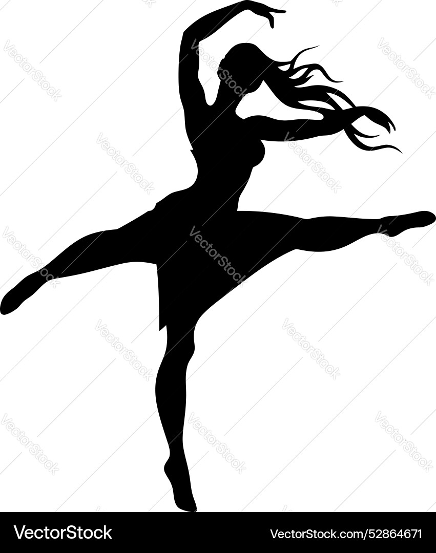 Rhythmic reverie dance soul symbol harmonious Vector Image