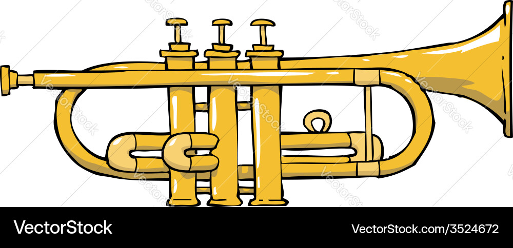 Trumpet Royalty Free Vector Image - VectorStock