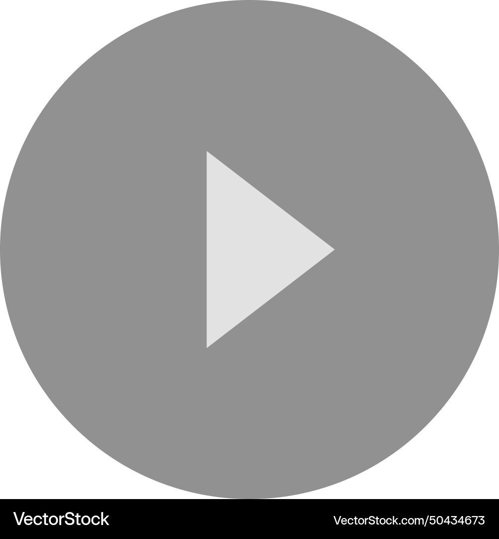 Play icon image Royalty Free Vector Image - VectorStock