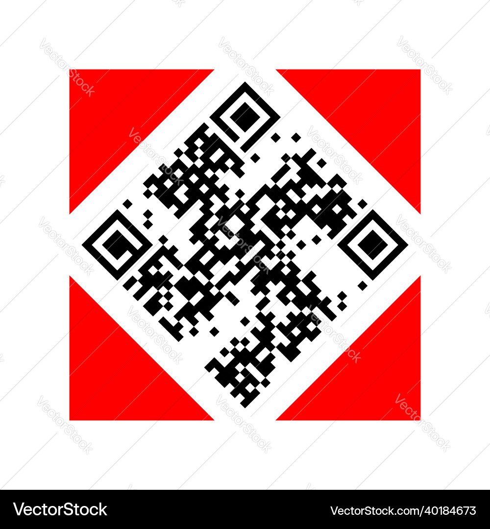 Qr fascism icon Royalty Free Vector Image - VectorStock