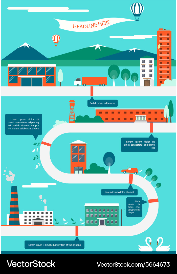 Urban Cityscape Royalty Free Vector Image - VectorStock