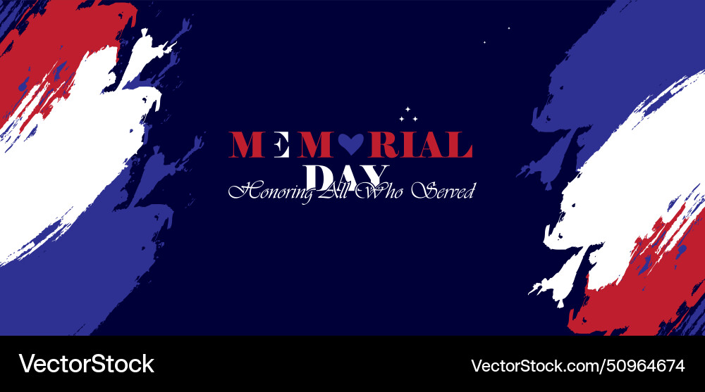 Patriotic design honoring veterans on memorial day