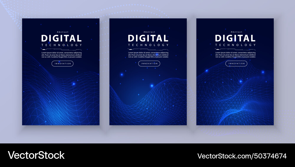 Poster brochure cover banner presentation layout Vector Image