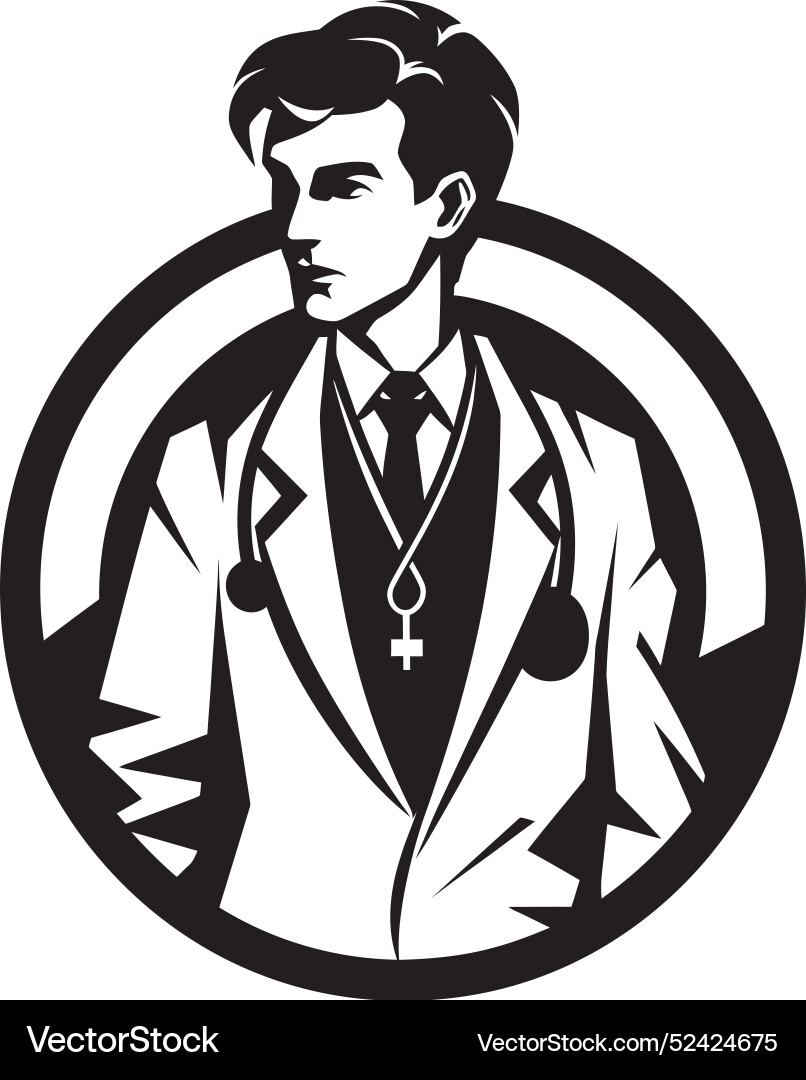 Painting doctorly compassion exploring artistic Vector Image