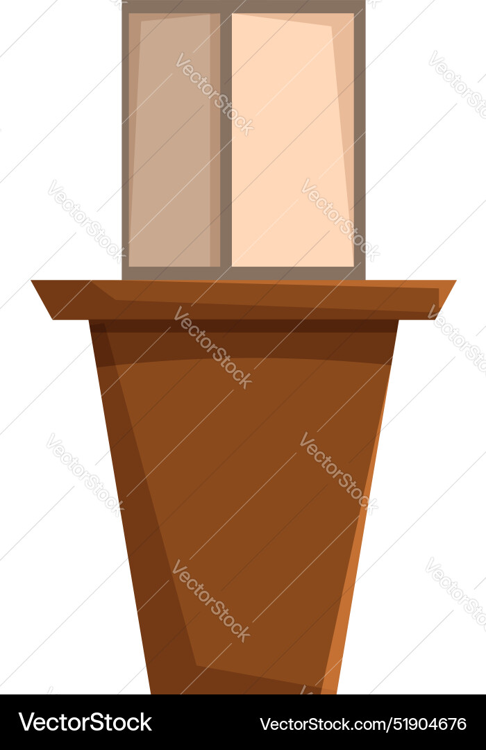 Empty polling place booth waiting for voters Vector Image