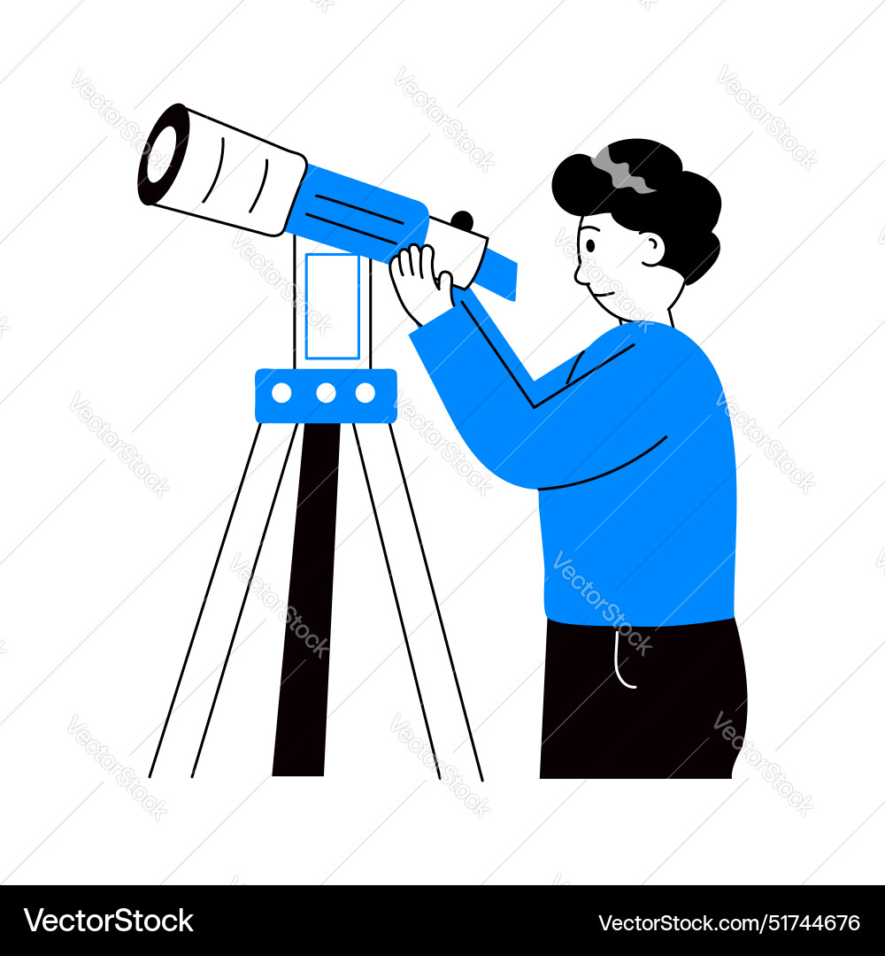 Moon seeing Royalty Free Vector Image - VectorStock