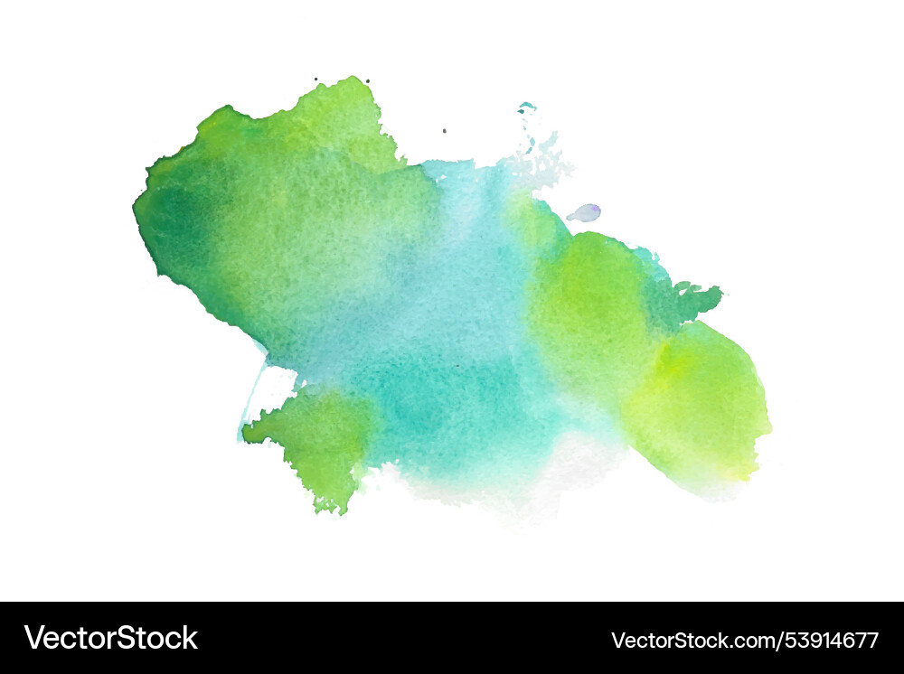 Watercolor style ink stain texture abstract Vector Image