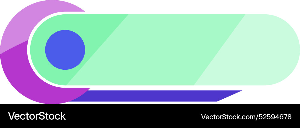 Title news lower third cartoon Royalty Free Vector Image