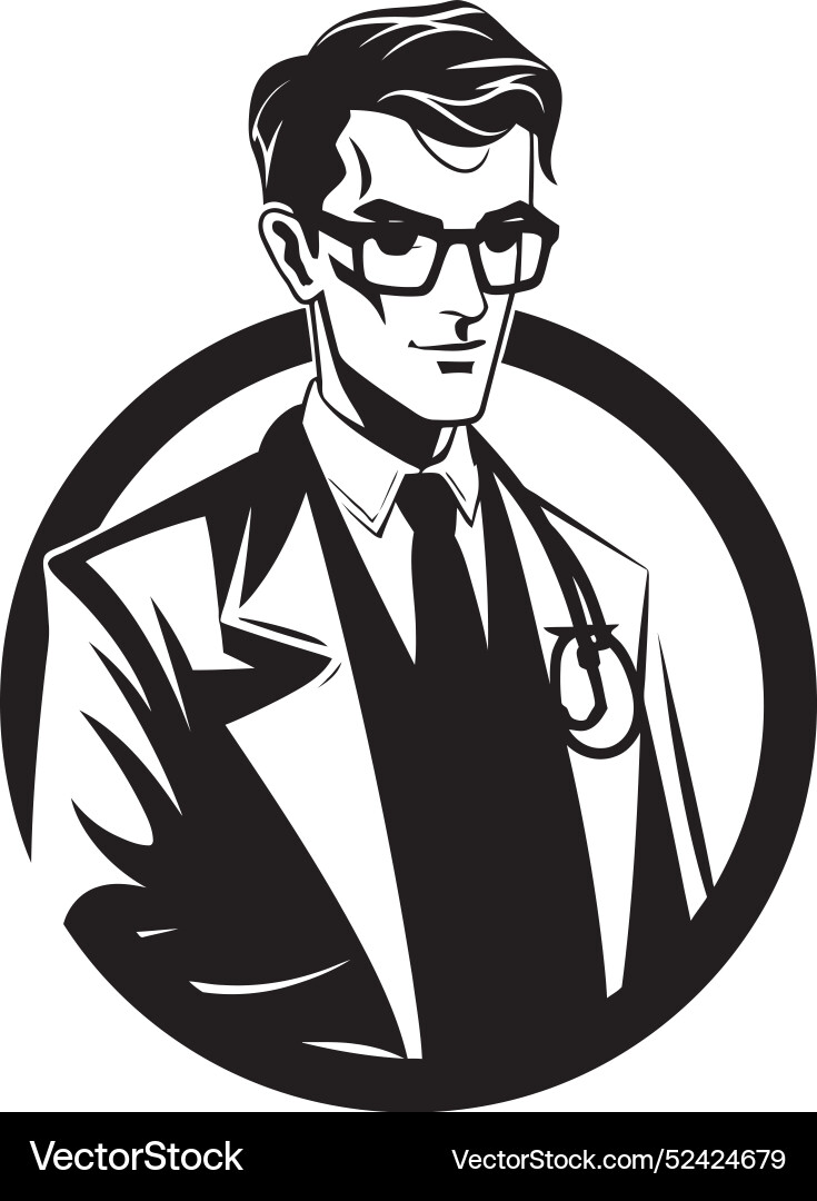 Doctorly mastery exploring artistic Royalty Free Vector