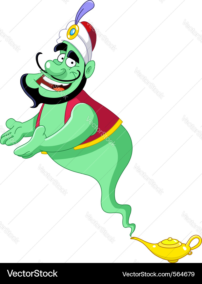 Genie Lamp Drawing Vector Images (over 250)