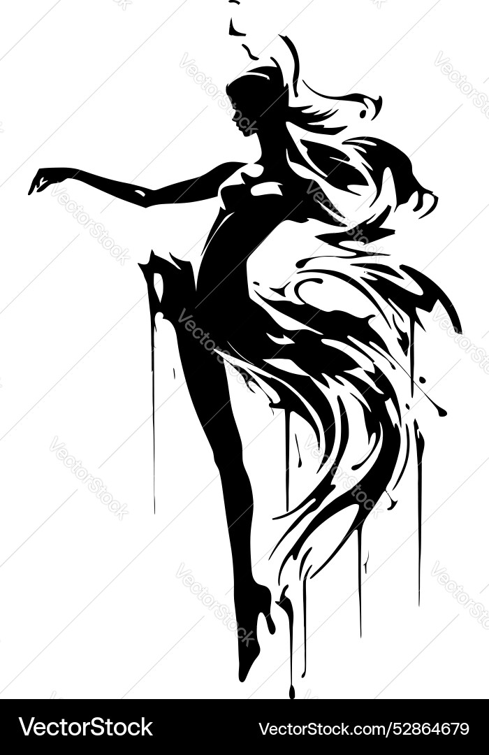 Heavenly harmony dance soul symbol spirited steps Vector Image