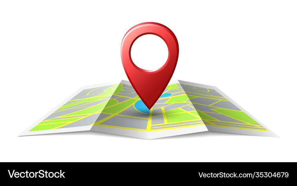 Map localization place pin Royalty Free Vector Image