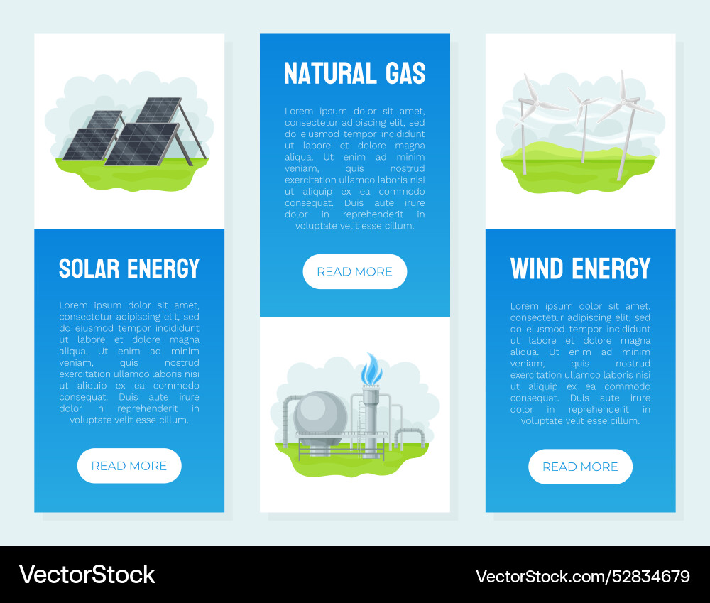 Natural resources banner design with environmental