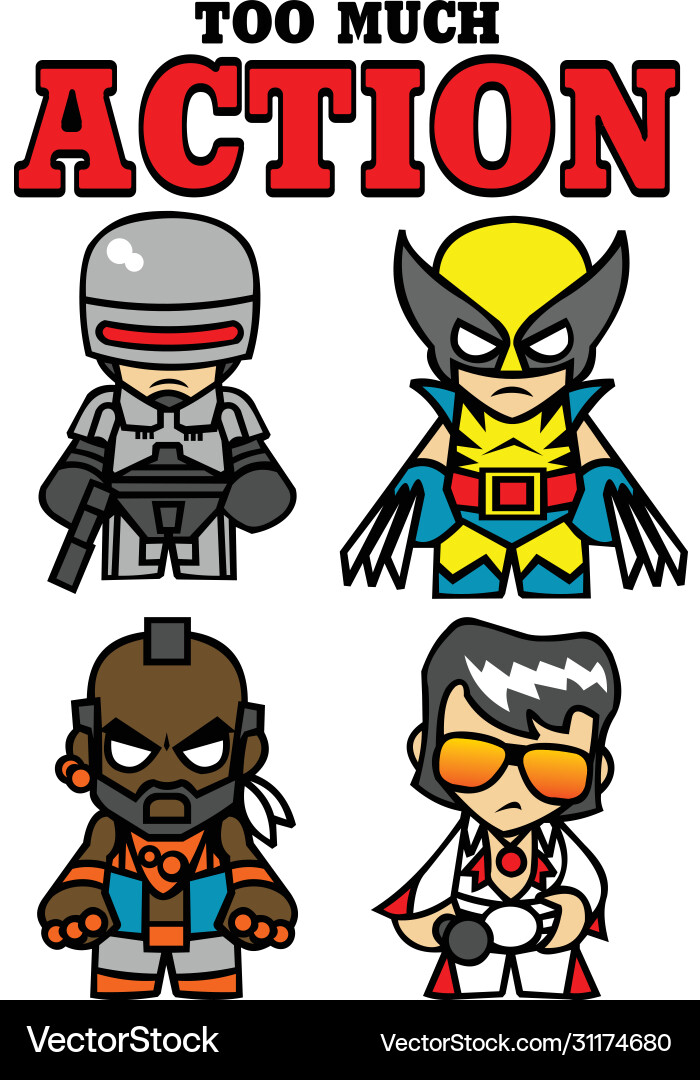 Action Royalty Free Vector Image - VectorStock