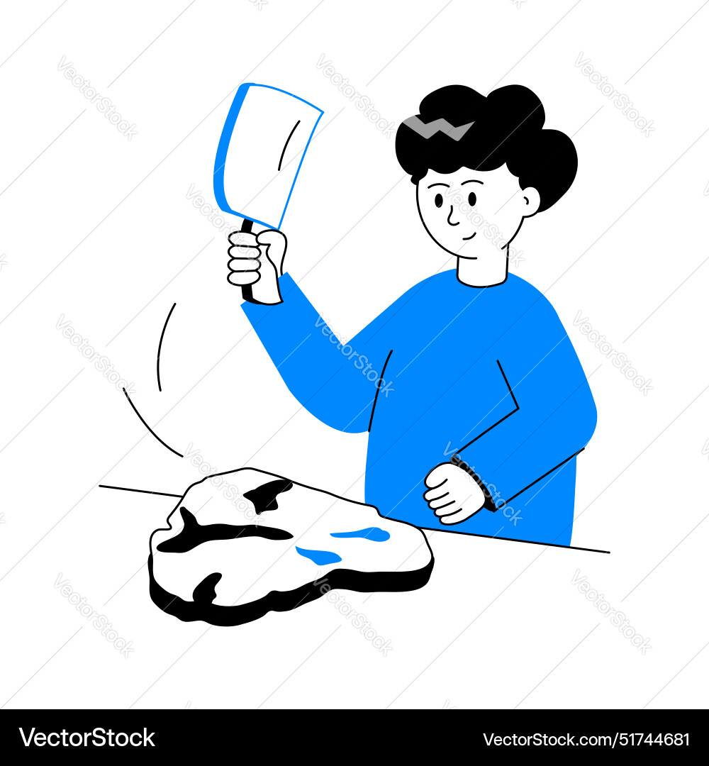 Butcher Royalty Free Vector Image - VectorStock