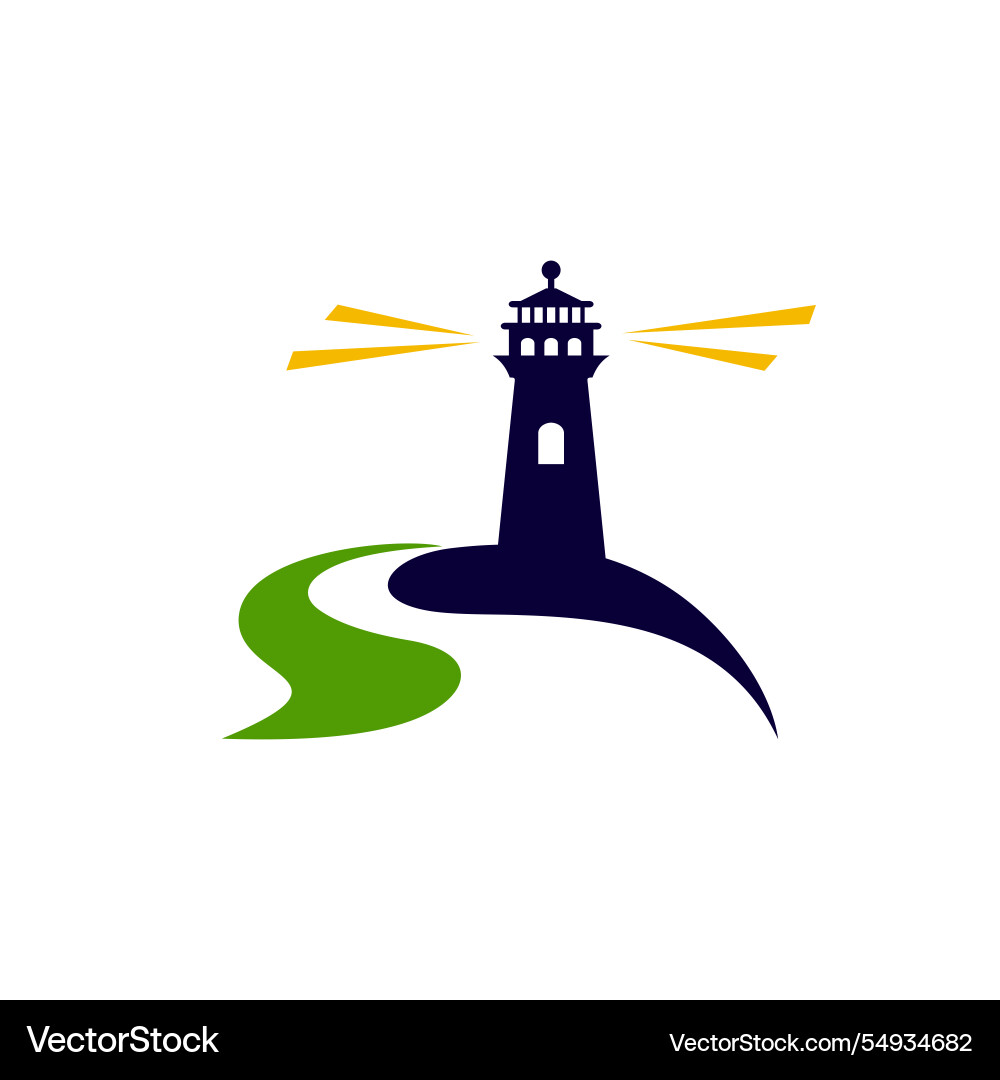 Lighthouse Logo Royalty Free Vector Image - VectorStock