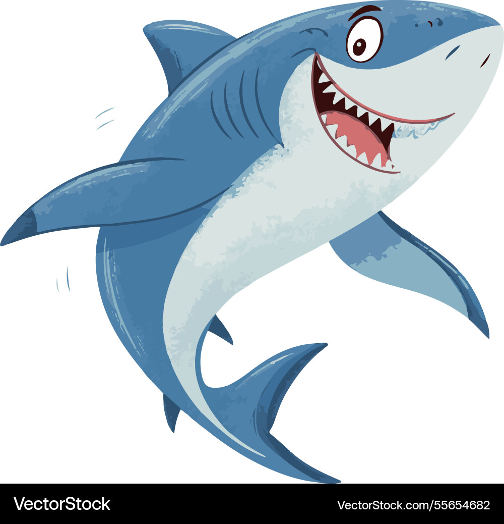 Shark Royalty Free Vector Image - VectorStock